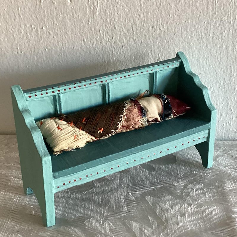 Antique Miniature Couch - Etsy