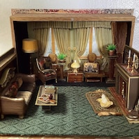 Completed Miniature Room Store Tailor Shop Lighted DIY - Etsy