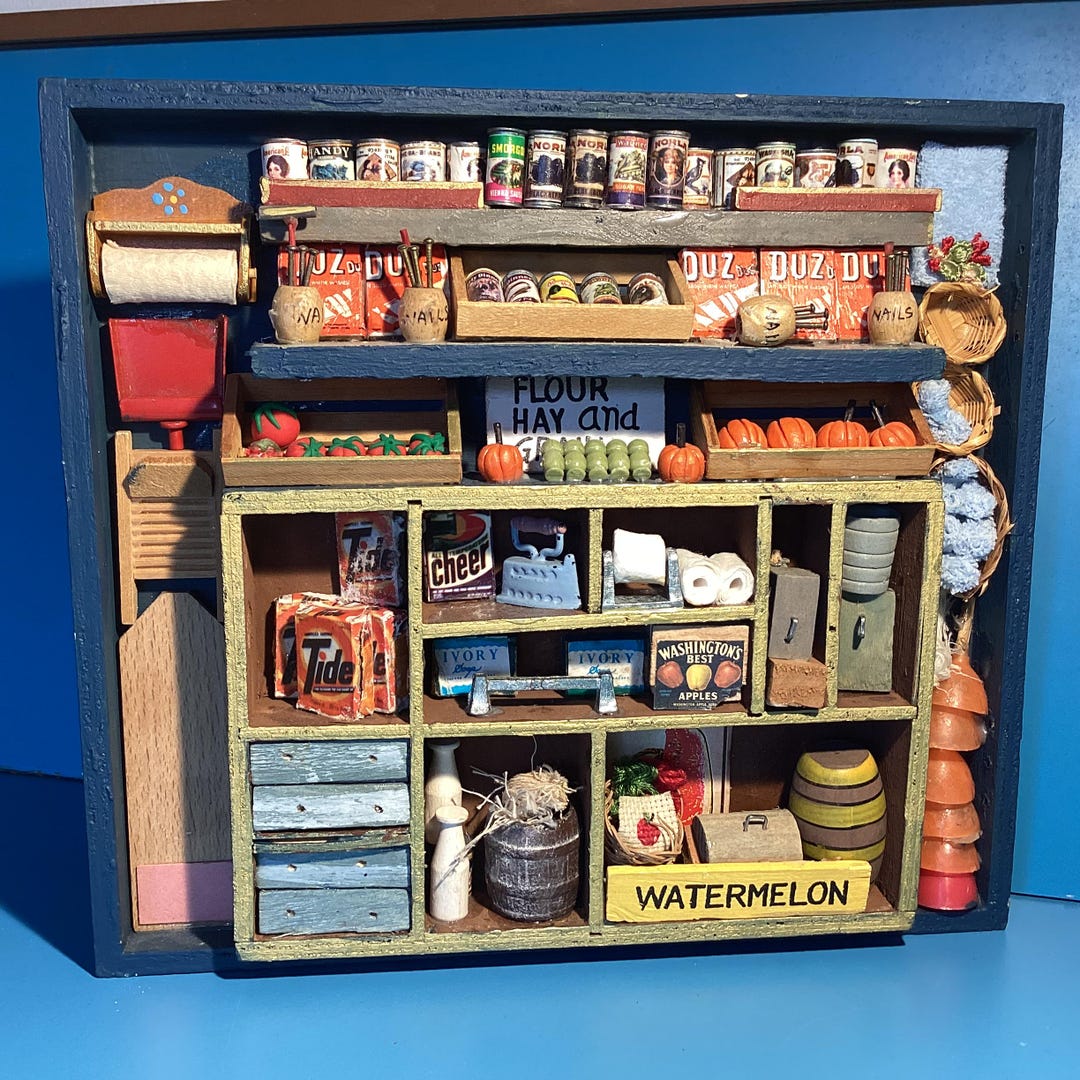 General Store Room Box Handmade 100s of Items - Etsy