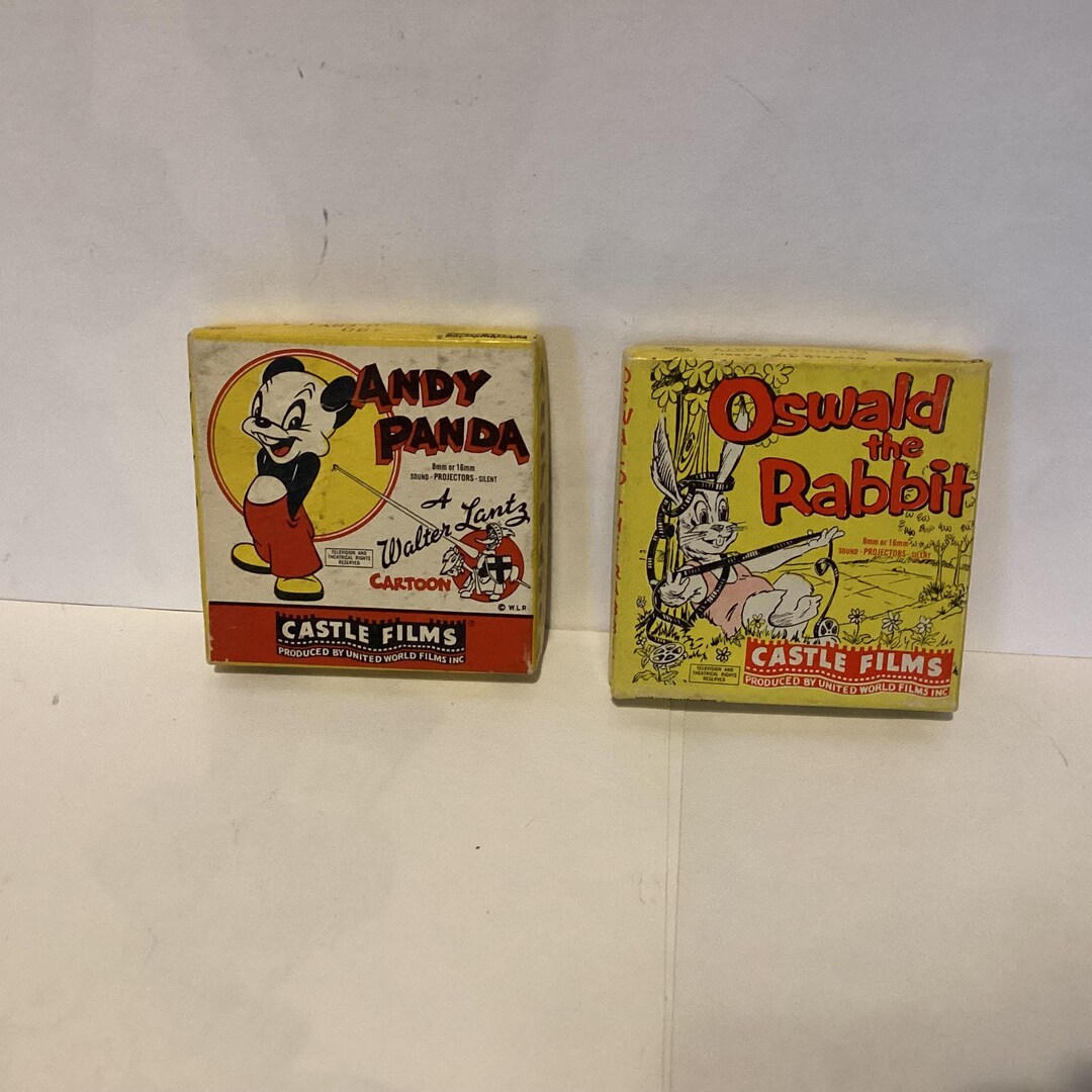 Vintage 2 Andy Panda & Oswald Rabbit 8 MM Films - Etsy