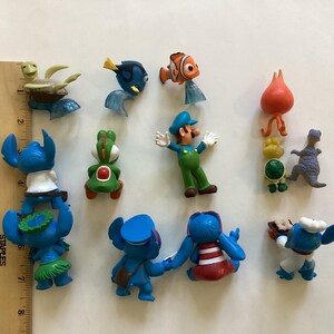 Lilo & Stitch Finding Nemo Mario Figures Lot - Etsy