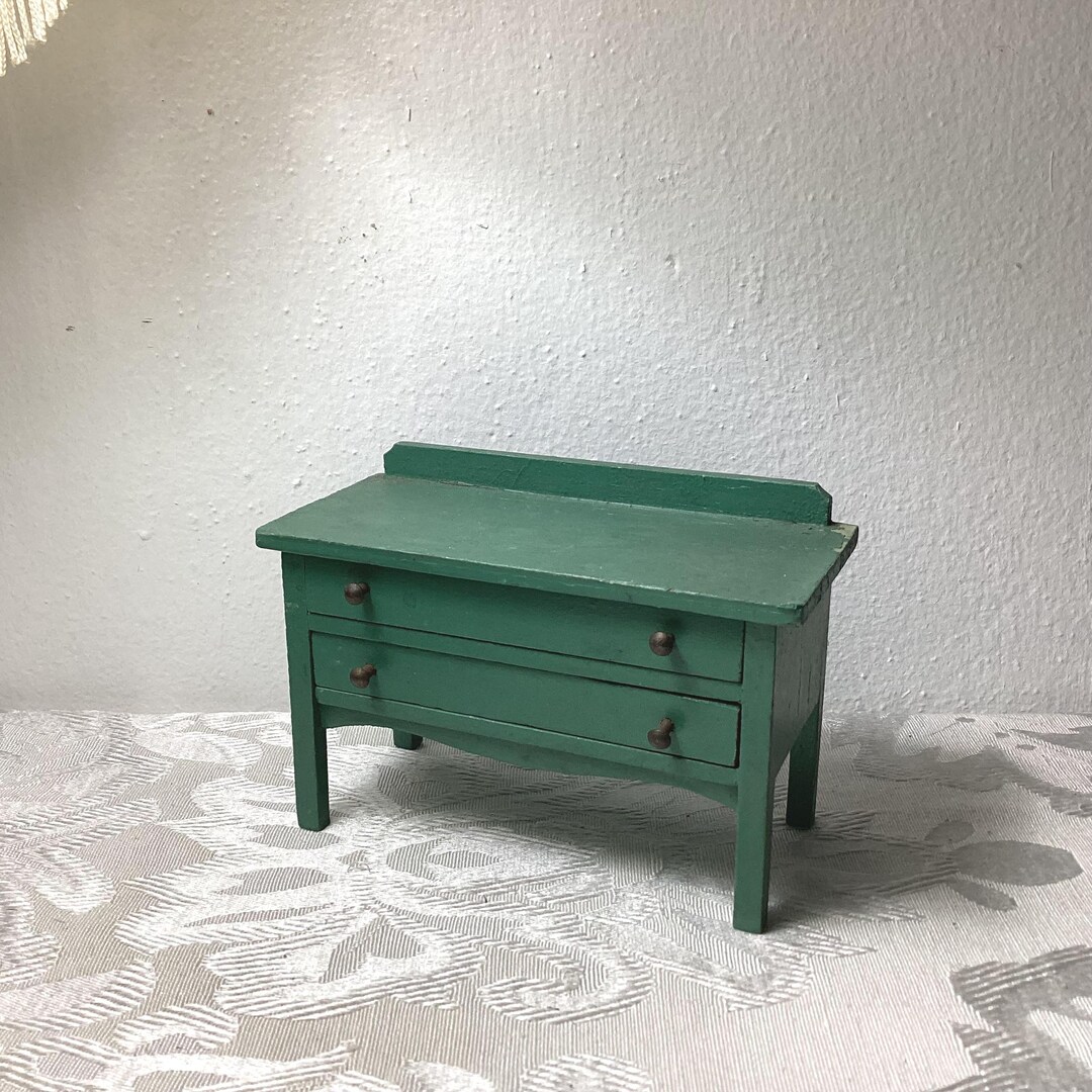 CLEARANCE SALE Antique Dollhouse Furniture Primitive Dining Room ...