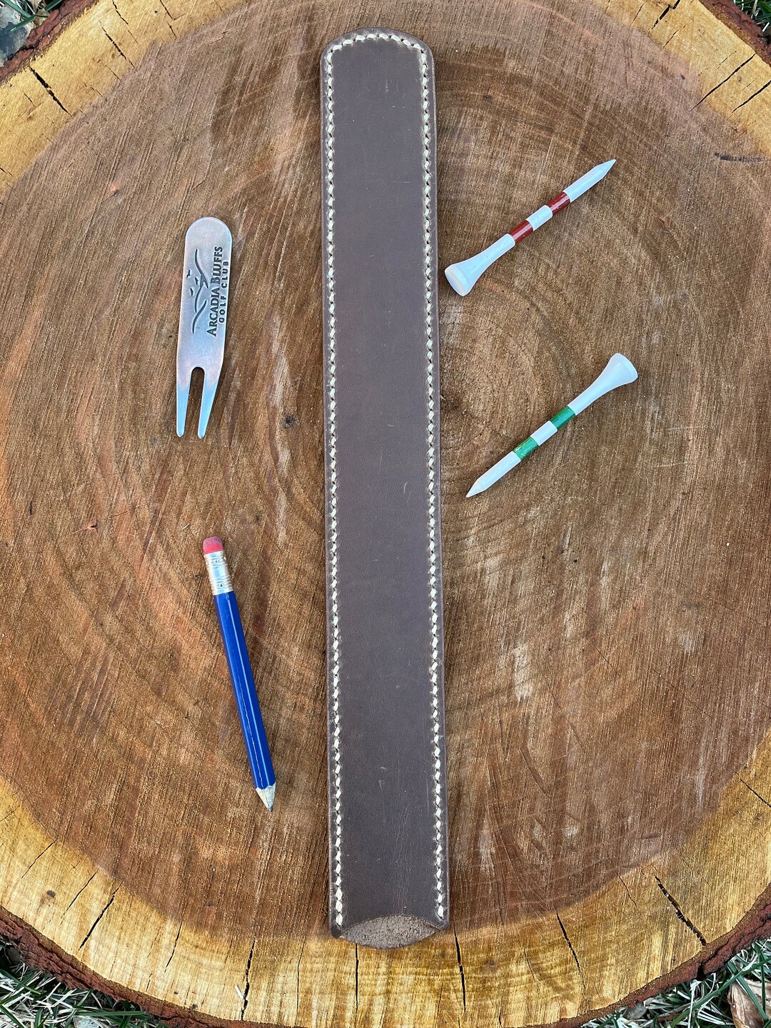 Golf Leather Alignment Stick Cover - Hand Stitched - Etsy
