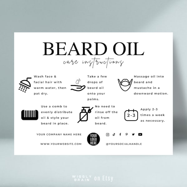 Beard Card - Etsy