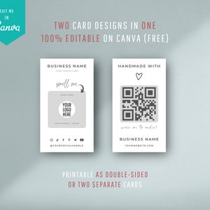 Editable Candle Sample Card Template, Printable Smell Sample Cards ...