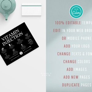 Editable Vitamin Injection Aftercare Template, B12 Injections Post Care ...