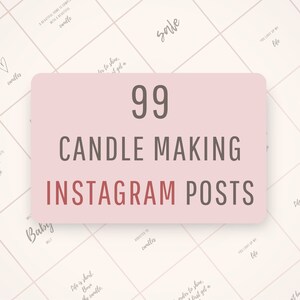 Candle Business Instagram Posts & Editable Template, Candle Quotes and ...