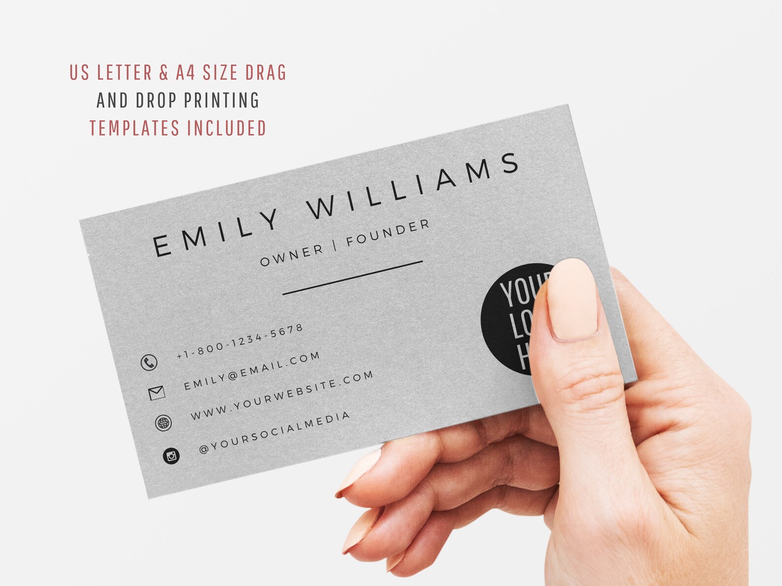 Editable Chic Candle Business Card Template Business Card | Etsy
