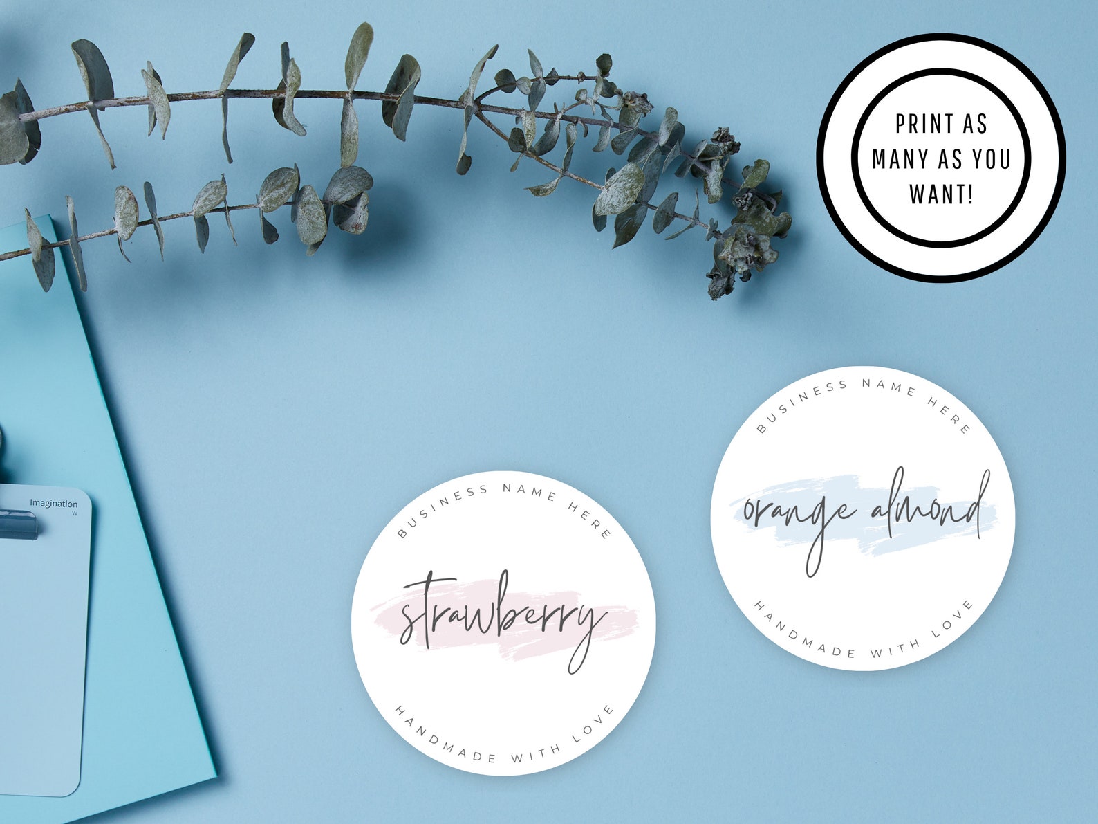 Editable Flavor Label Template, Scent Name Product Labels, Custom Food ...