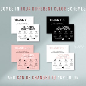 Editable Vitamin Injection Aftercare Template, B12 Injections Post Care ...