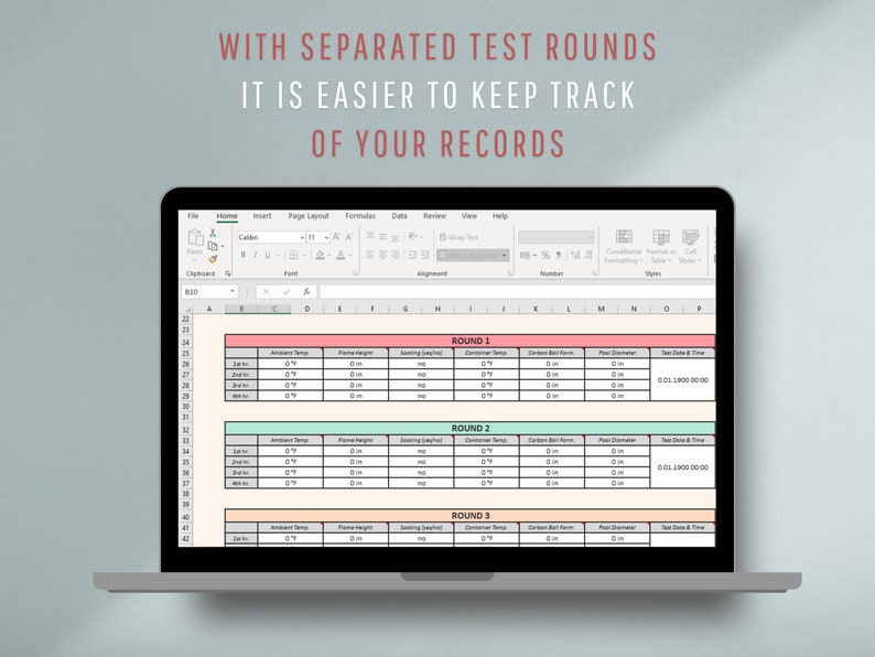 All-in-one Candle Testing Excel Spreadsheet Template, Printable Candle ...
