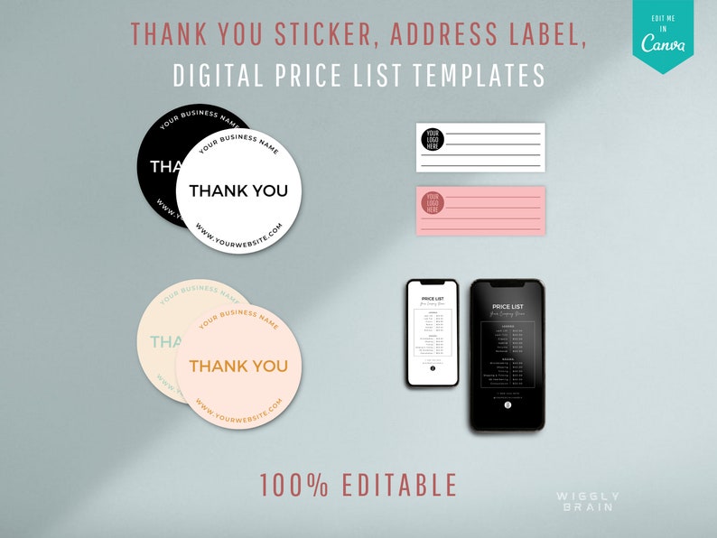 Craft Show Bundle, Craft Fair Template Kit, Scan to Pay Template, Price ...