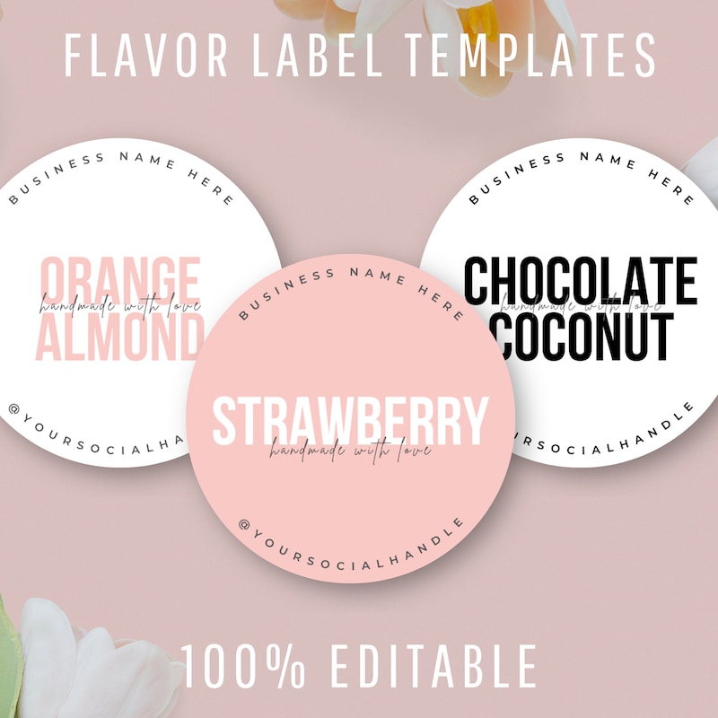 Label Flavor Stickers - Etsy