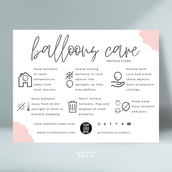 Balloon Safety Guide - Etsy