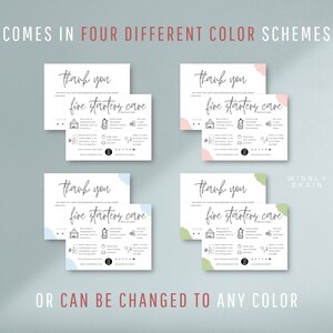 Fire Starters Care Guide Template, Editable Wax Firelighters Care Card ...