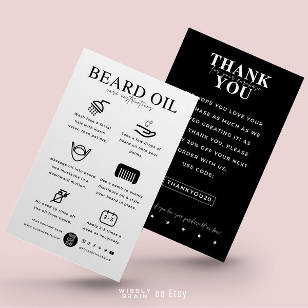 Beard Card - Etsy