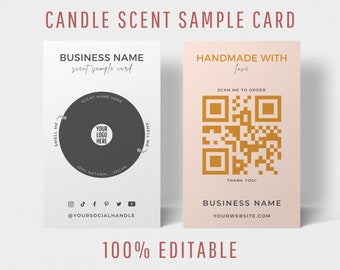 Scent Sample Card - Etsy UK