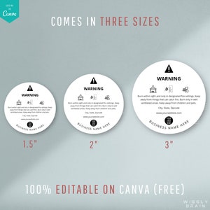 Editable Fire Starters Warning Label Template, Wax Firelighters Safety ...