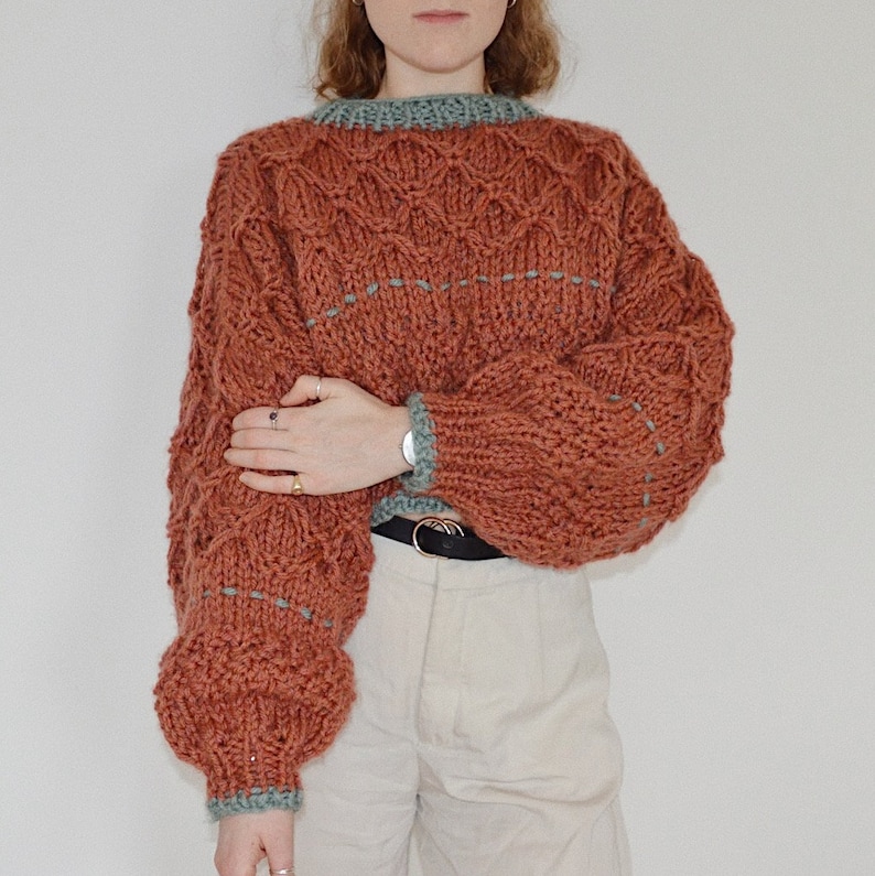 KNITTING PATTERN *the Double Diamond* Jumper Pattern, Knitted Jumper ...