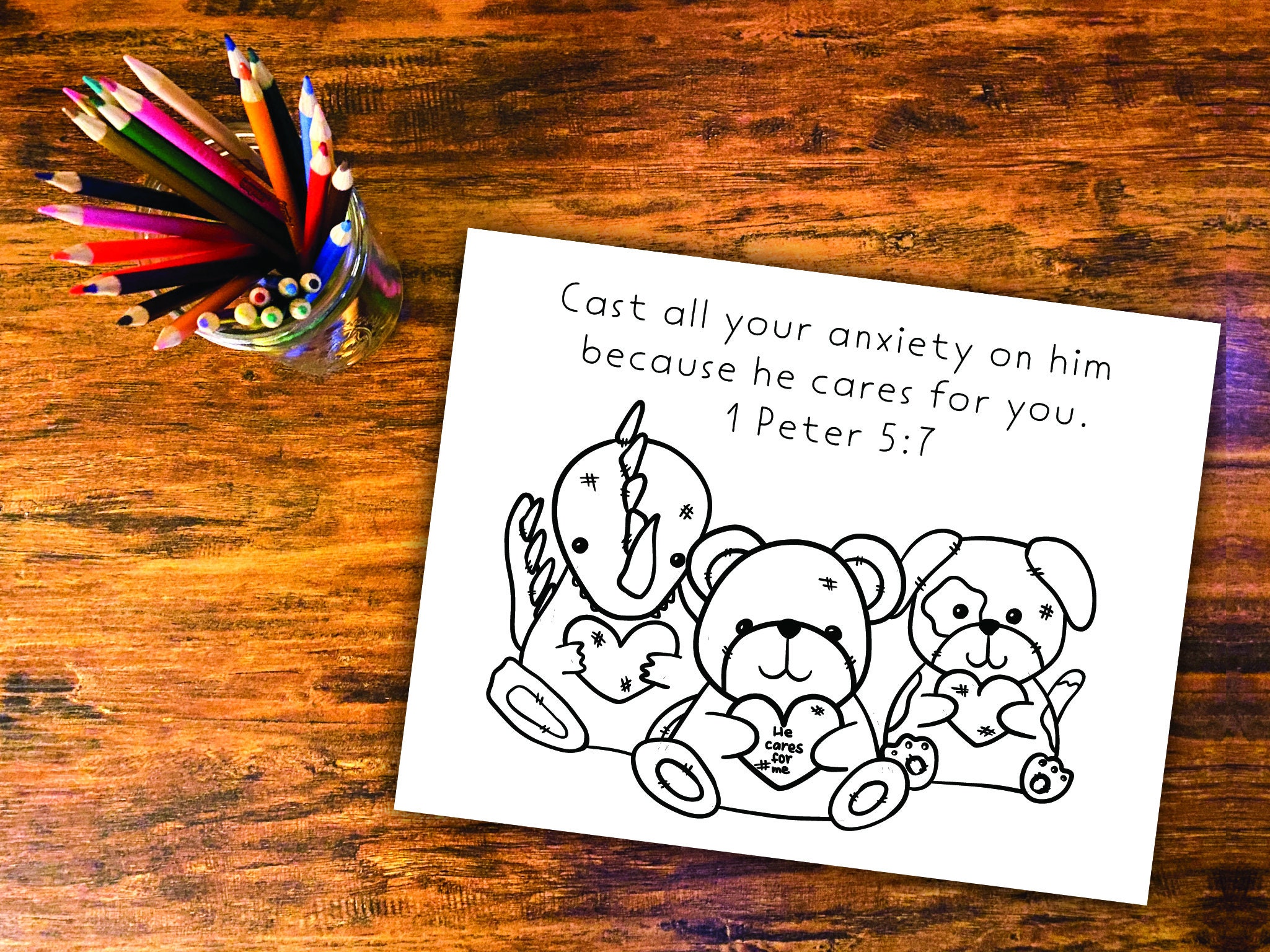 Valentine's Day Sunday School Printable Activity Sheets and Coloring ...