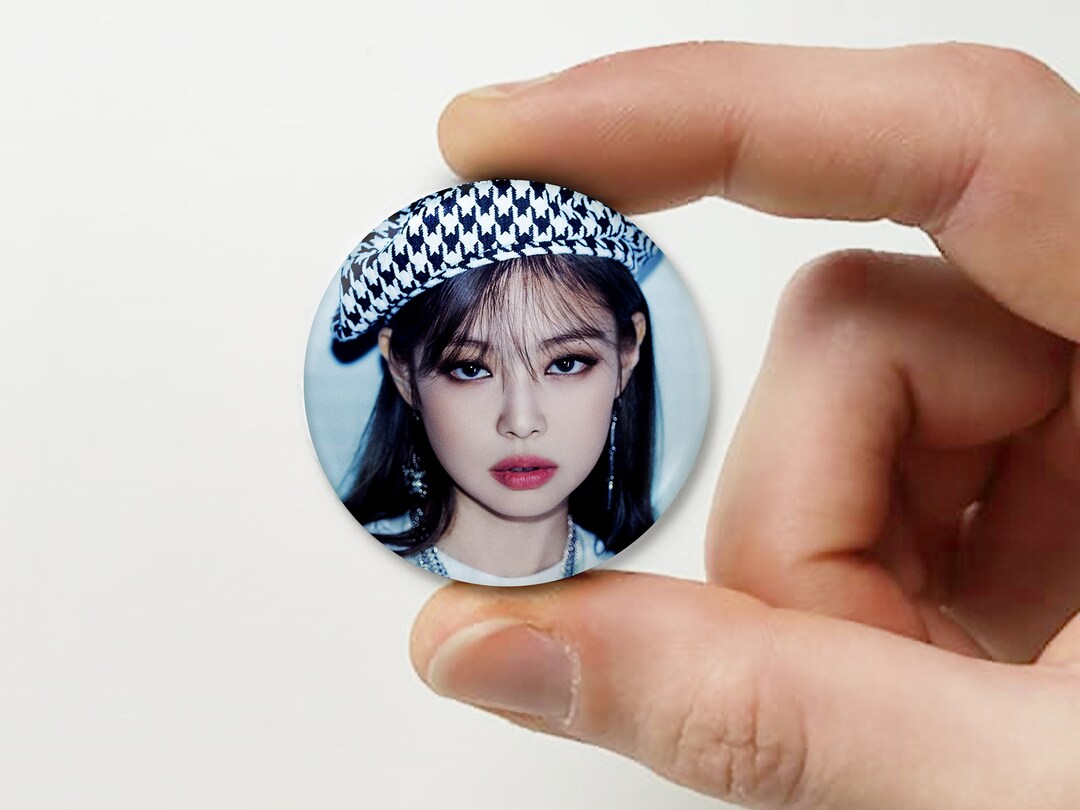 Blackpink Rapper Jennie Kim Pin K-pop Pinback Button Badge - Etsy