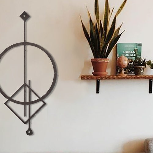 Metal Wall Minimalist Art Metal Wall Decor Modern Wall Art - Etsy