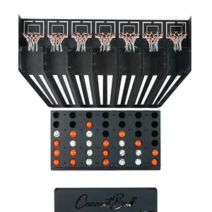 Basketball Four in a Row Wall Game – Modern Gameroom Decor - Etsy