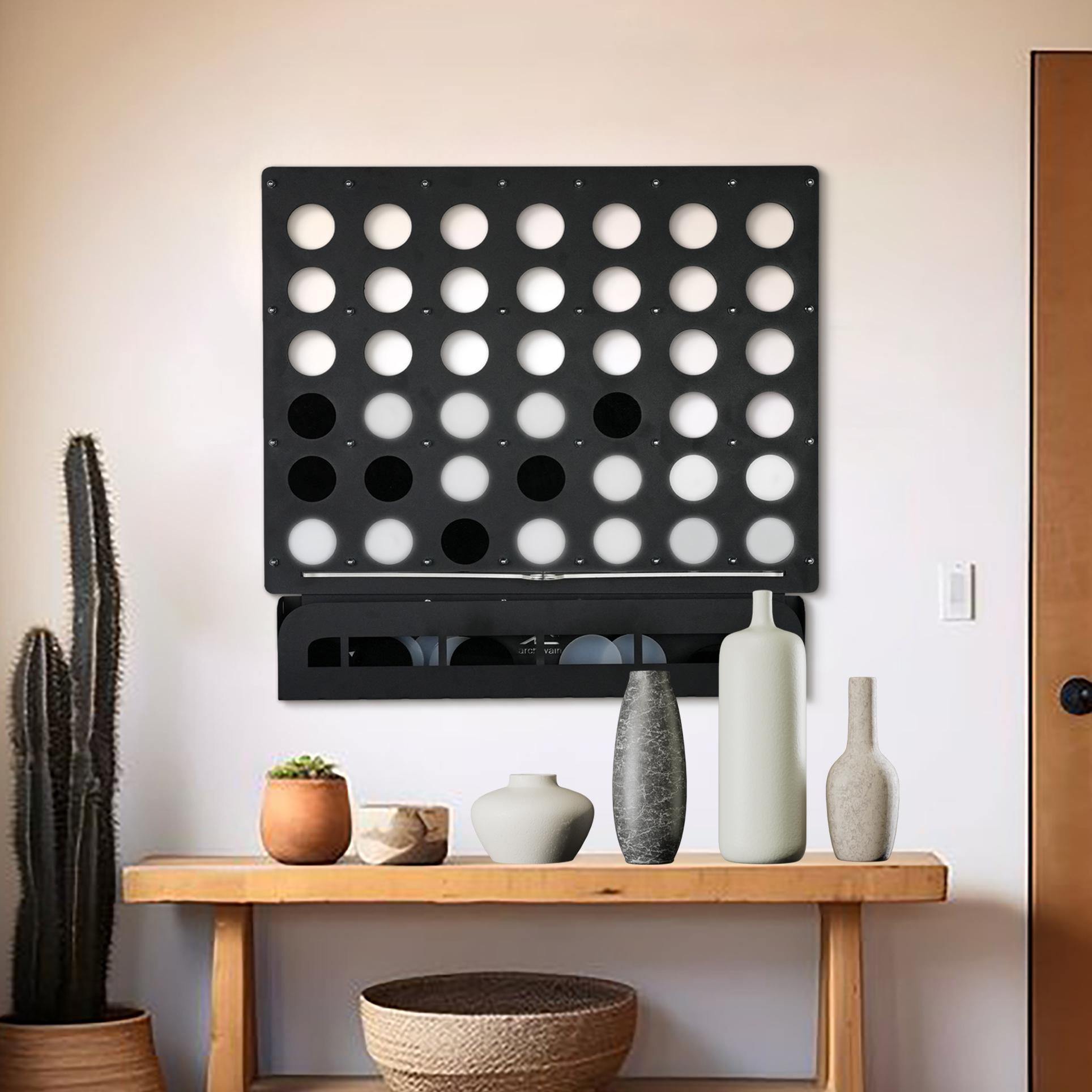 Unique Connect Four in a Row Wall Game - Home Decor , Christmas Gifts ...