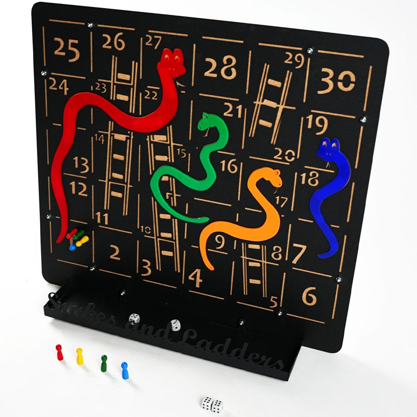 Snakes and Ladders Wall Game: Metal Game Room Decor - Etsy