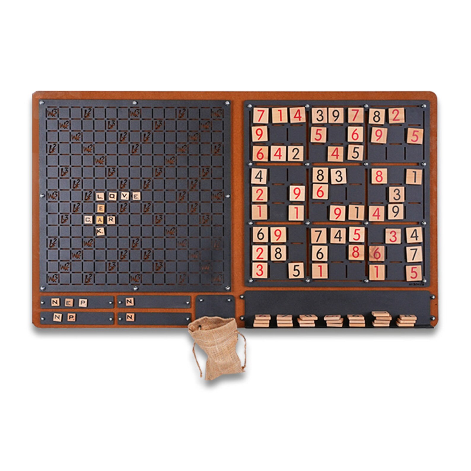 Sudoku & Word Tile Game Board for Wall - Unique Wall Decor, Christmas ...