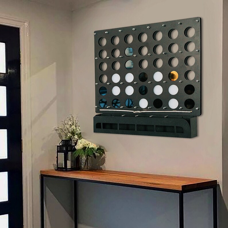 Metal Wall Connect Four Game Board Connect Four Game - Etsy Canada