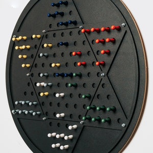 Metal Wall Chinese Checkers Game Board - Chinese Checkers, Metal Wall ...