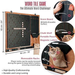 Magnetic Word Game Wall Games Games for Wall, Wall Decor, Metal Wall ...