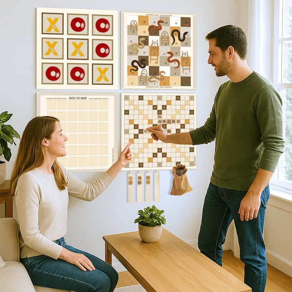 Board Game Wall Mount - Etsy