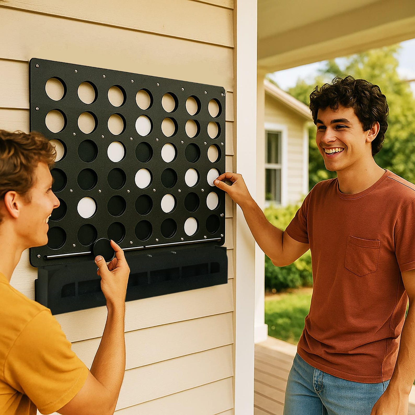 Unique Connect Four in a Row Wall Game - Home Decor , Christmas Gifts ...
