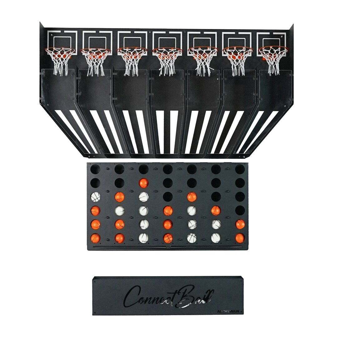 Basketball Connect Four Wall Game Gameroom Wall Decor - Etsy UK