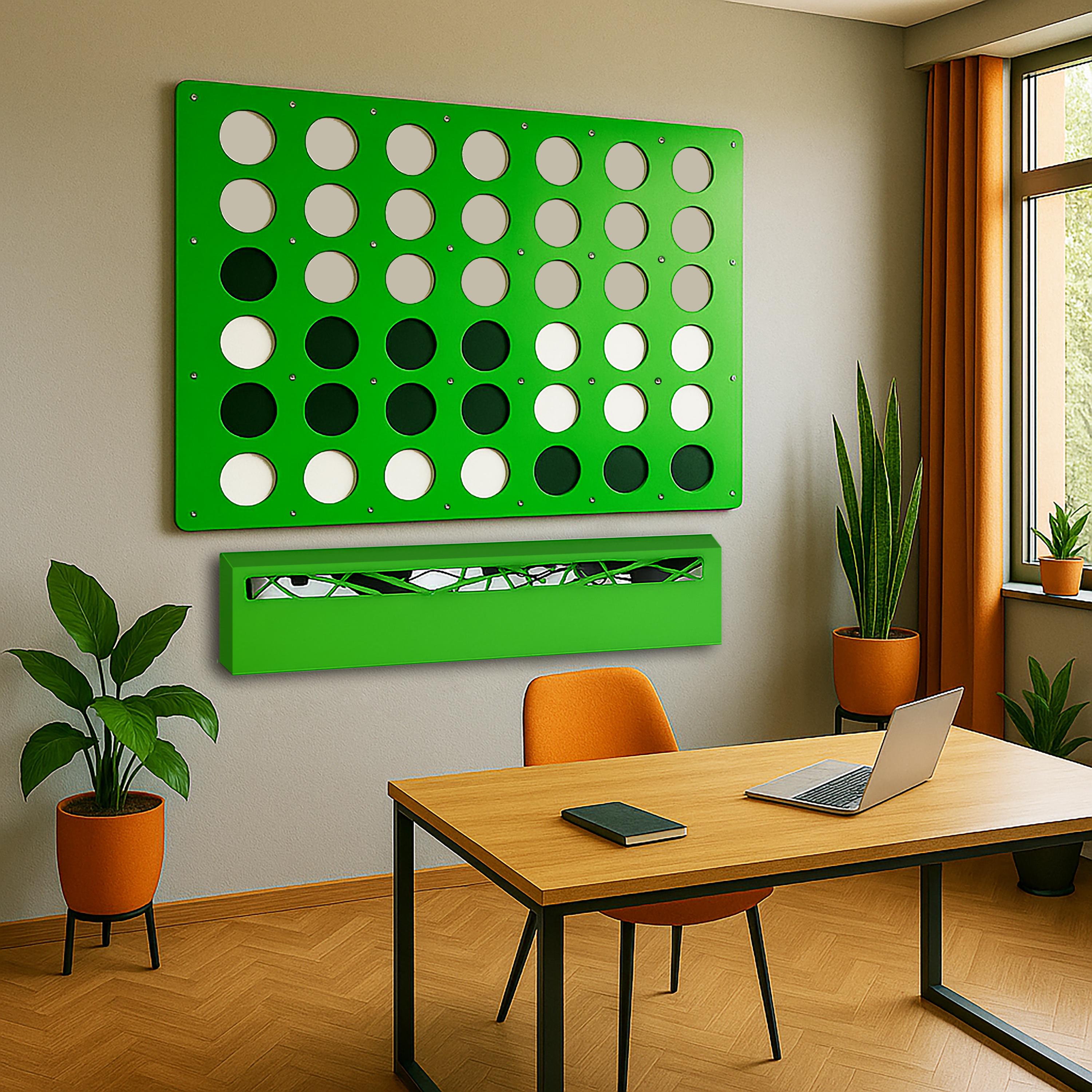 Large Four in a Row Game – Modern Wall Decor - Etsy
