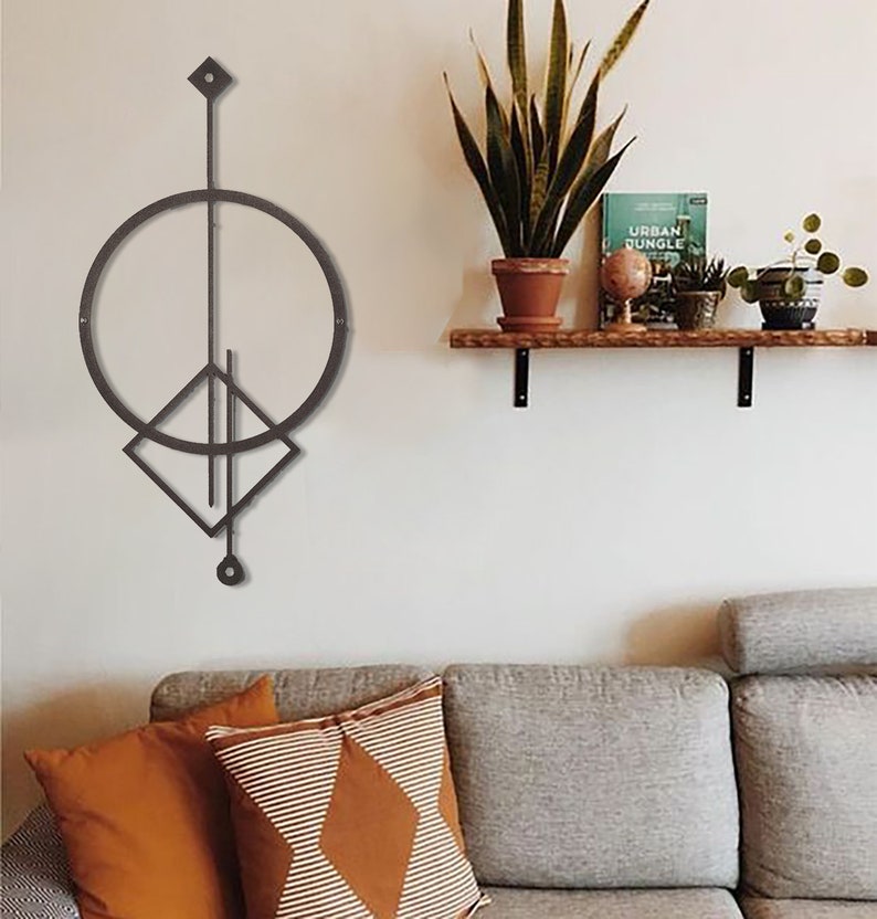 Metal Wall Minimalist Art Metal Wall Decor Modern Wall Art - Etsy