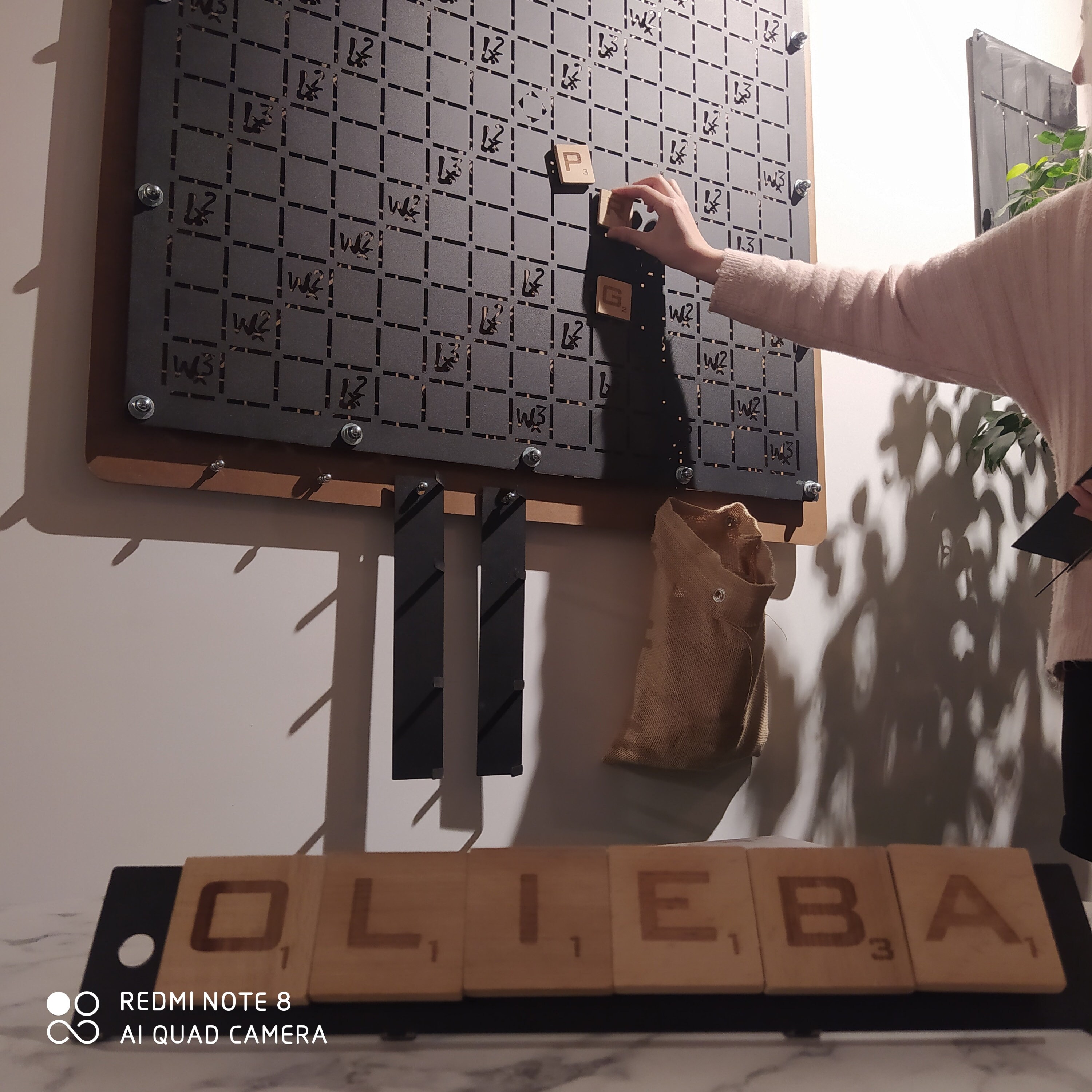 Giant Wall Scrabble Board Life Size Scrabble for Wall Giant - Etsy Canada