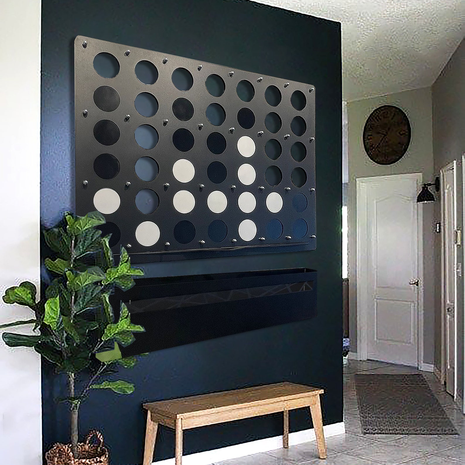 Giant Metal Wall Connect Four Game Board 50 '' X - Etsy UK