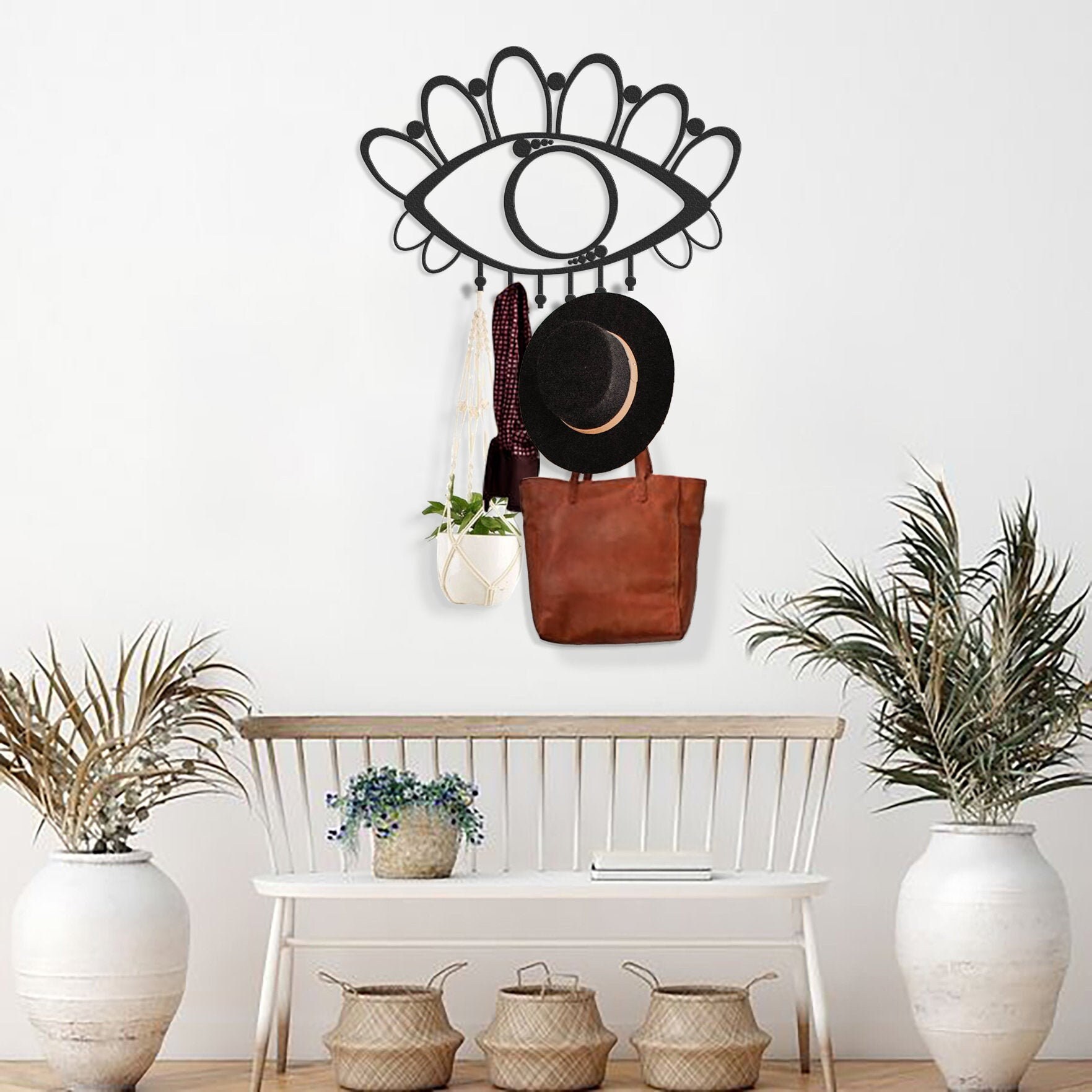 Modern Coat Rack Wall Mount Coat Rack Modern Wall Hook | Etsy