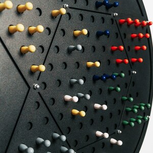 Metal Wall Chinese Checkers Game Board - Chinese Checkers, Metal Wall ...