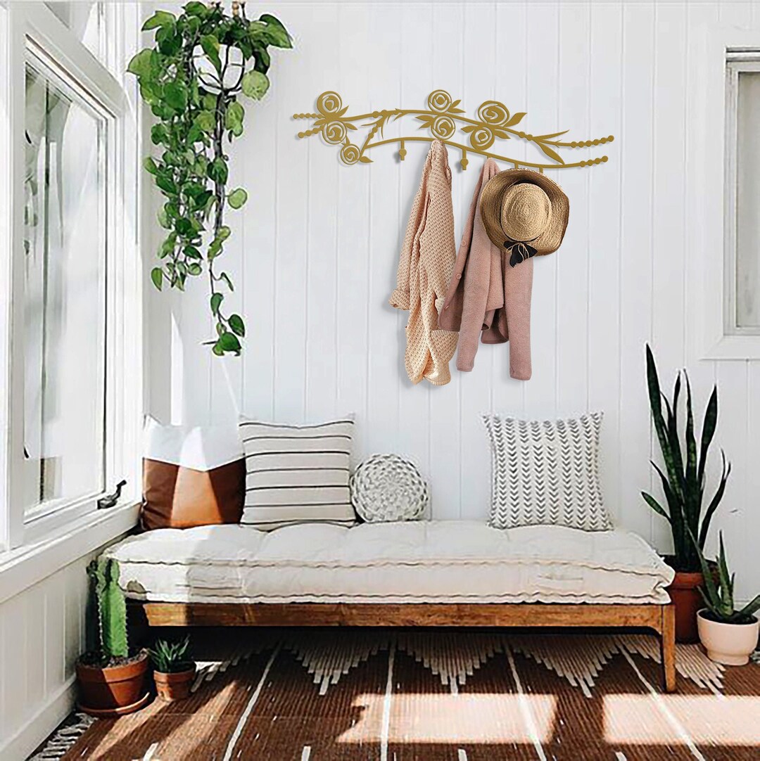 Modern Coat Rack - Wall Mount Coat Rack , Modern Wall Hook, Metal Wall ...