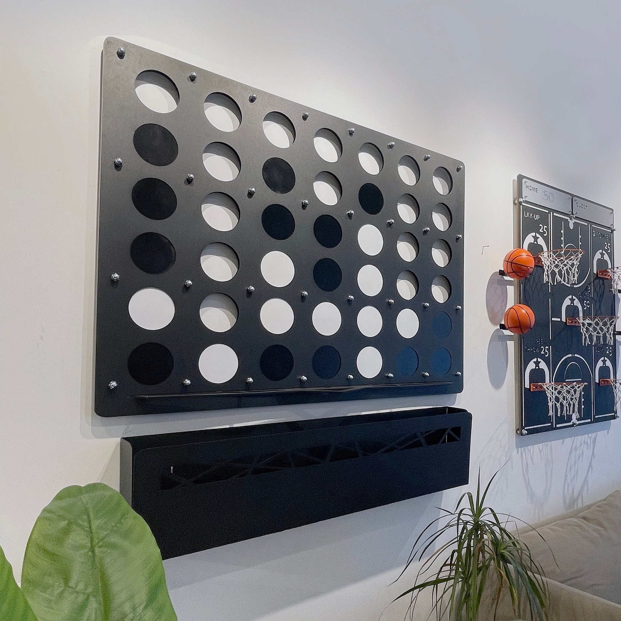 Giant Metal Wall Connect Four Game Board Connect Four Metal | Etsy UK