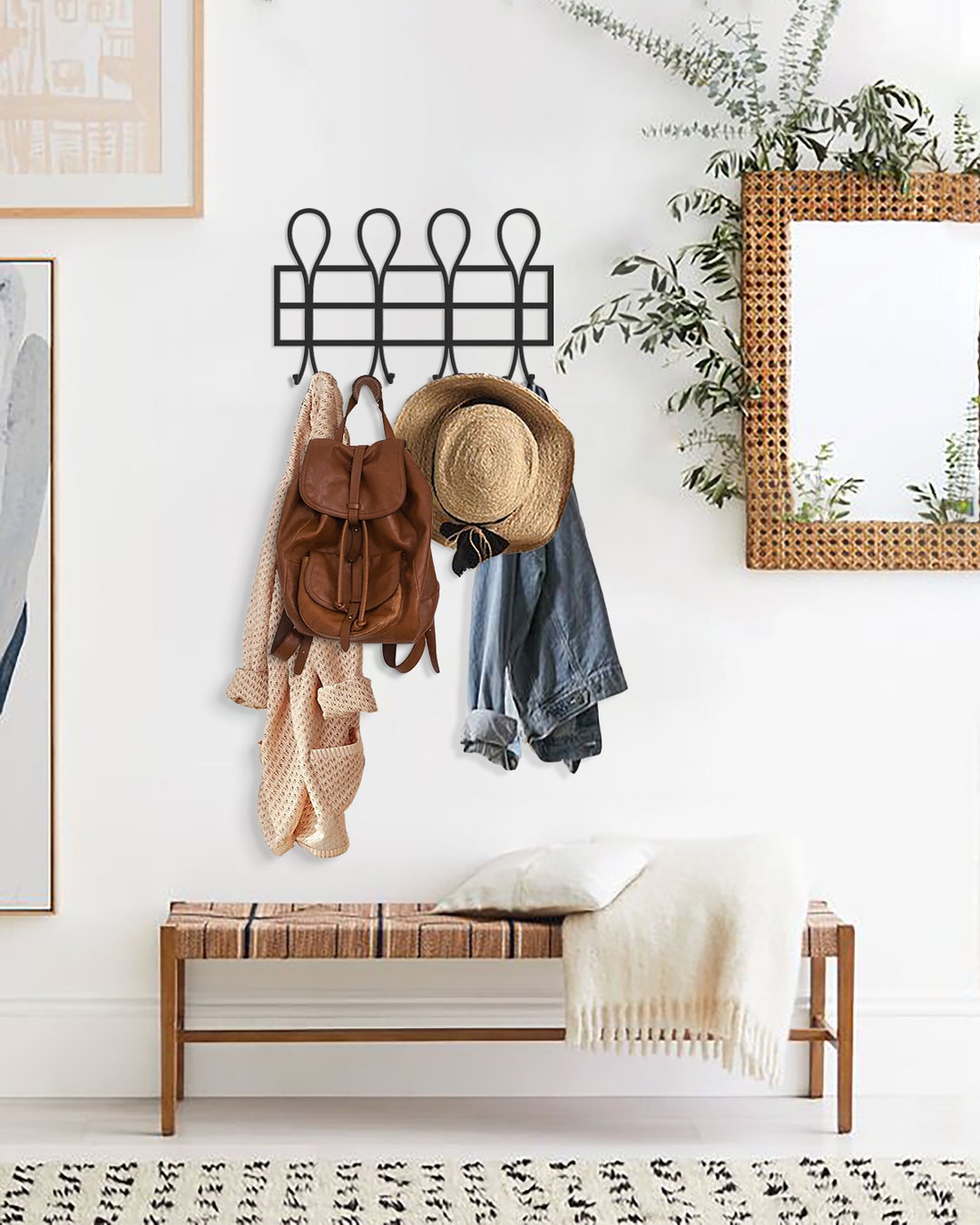 Modern Wall Hooks Modern Coat Rack , Coat Rack Wall Mount, Wall Mounted ...