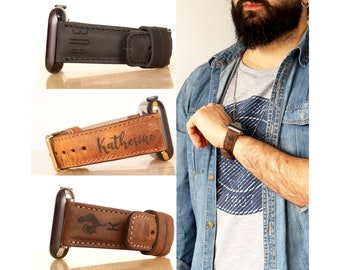 Custom Personalized Laser Engraved Monogram Apple Watch Band/strap - Etsy