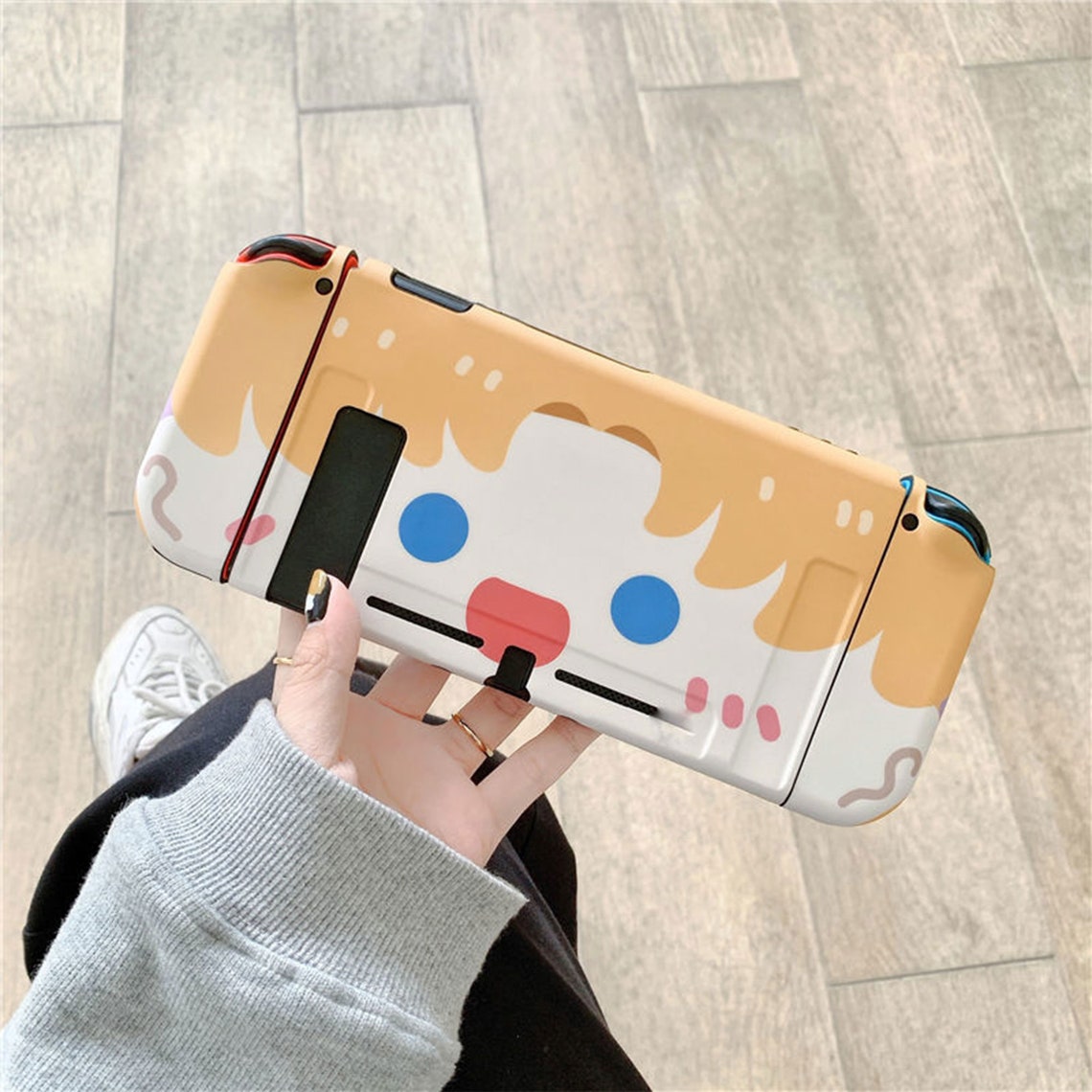 Nintendo Switch Cute Girl Protective Case Split Anti Fall Lite | Etsy