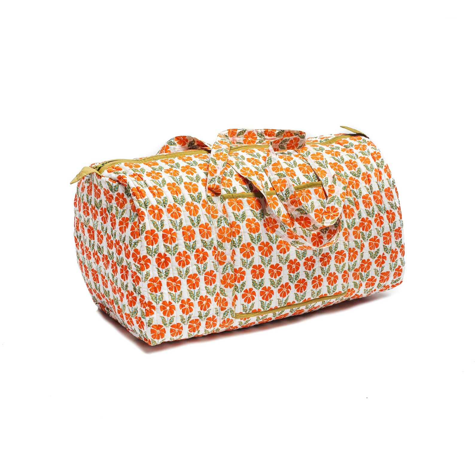 Cotton Quilt and Weekender Bag Set - Rosy - Etsy