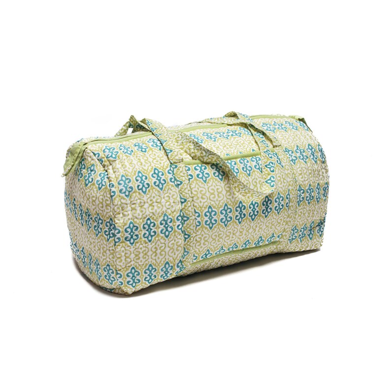 Cotton Quilt and Weekender Bag Set - Sage - Etsy
