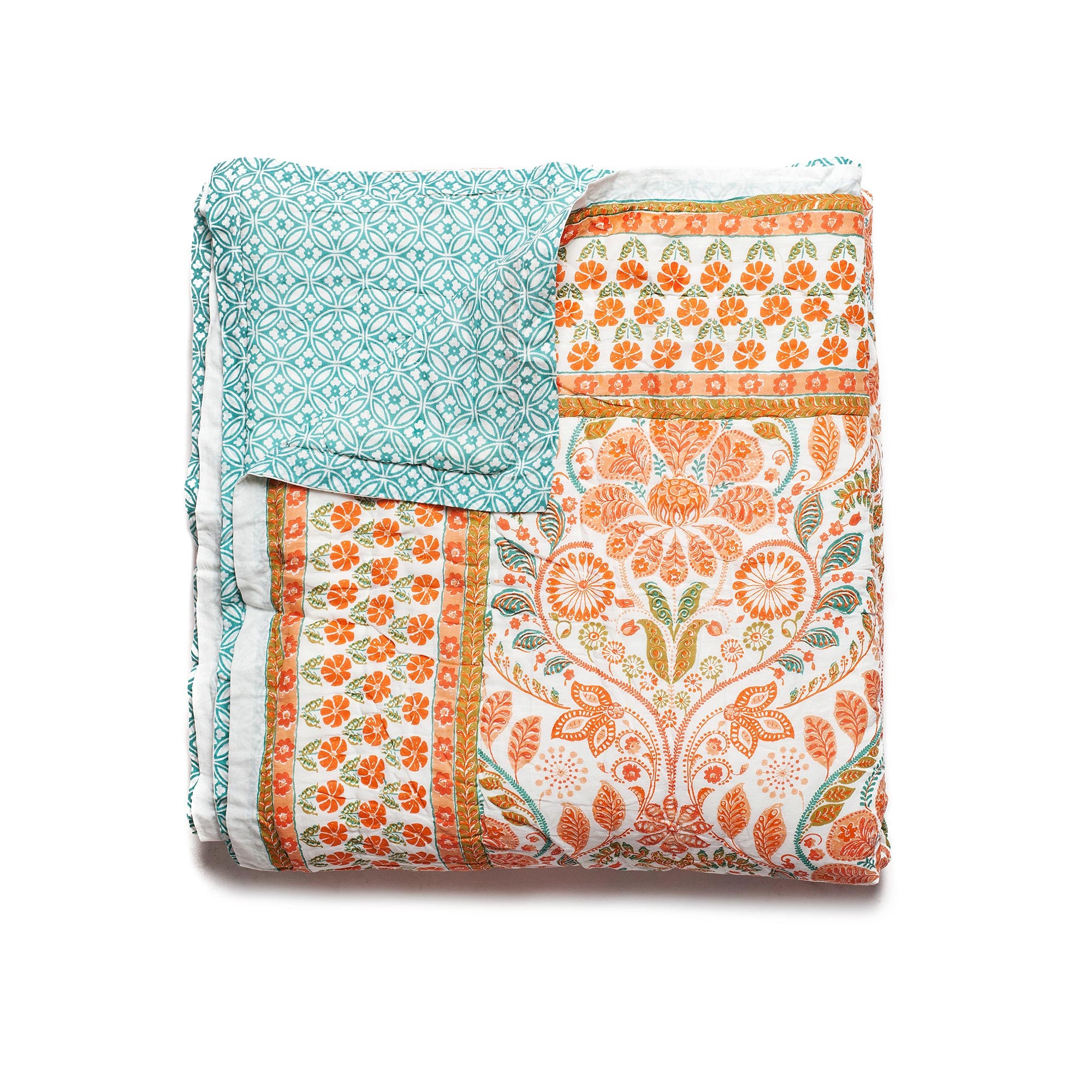 Cotton Quilt and Weekender Bag Set - Rosy - Etsy